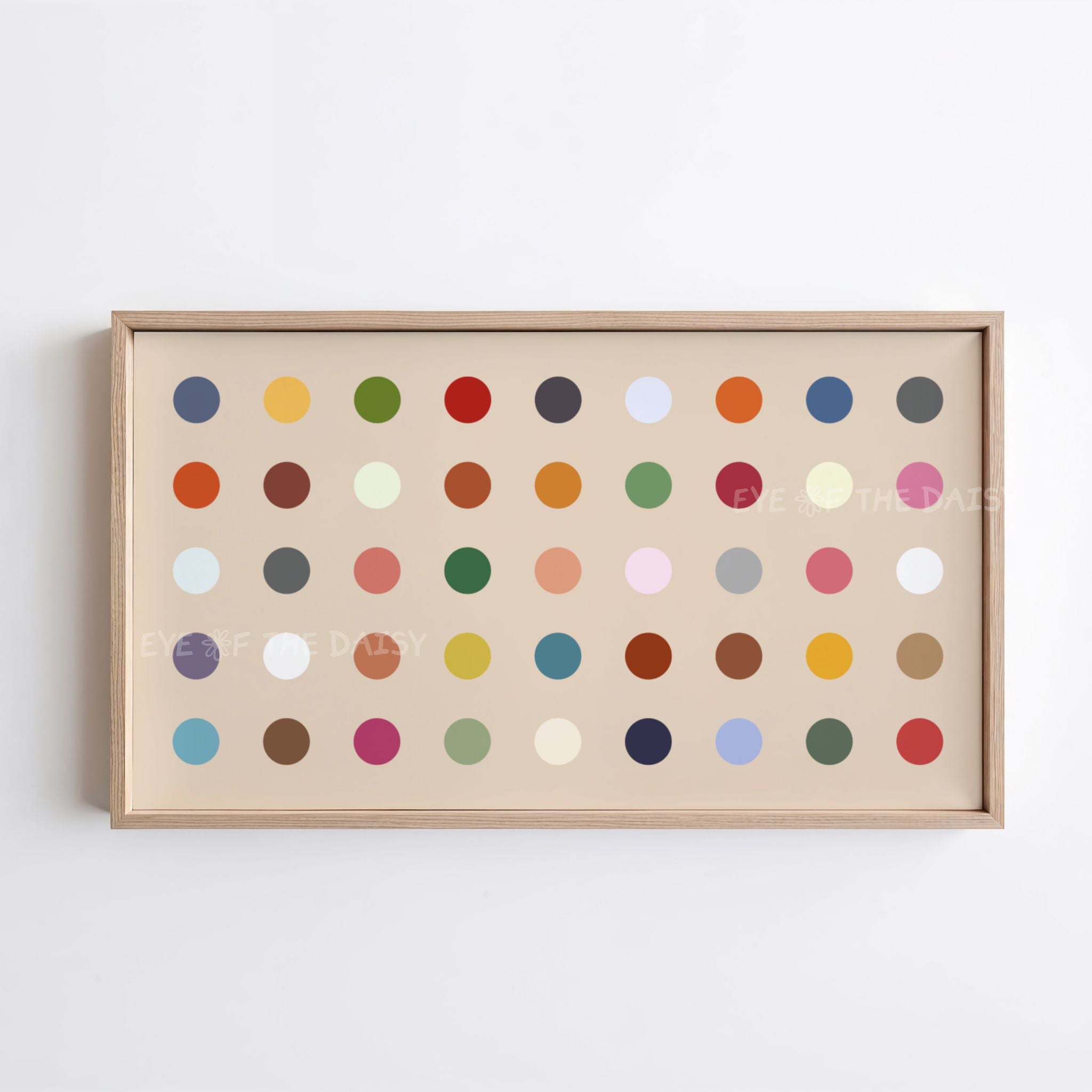Minimal Polkadot 4K TV Art | Fun Colourful 4K Art for TV Screen – Eye ...